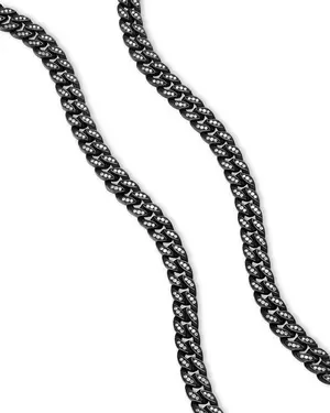 David Yurman Curb Chain Diamond Necklace