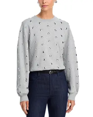 Cinq À Sept Studded Sweatshirt