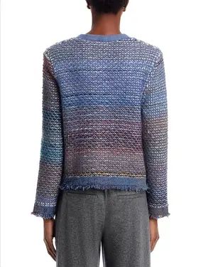 Veronica Beard Sariyah Knit Jacket - Ocean Multi