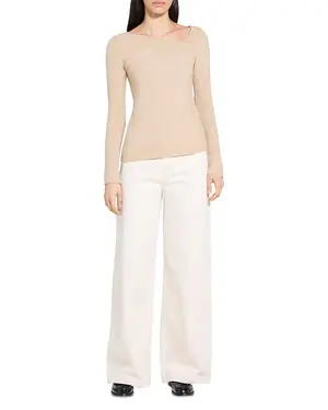 Theory Asymmetric Top - Beige