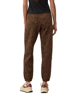 Marine Layer Cloud 9 Print Sweatpants - Leopard