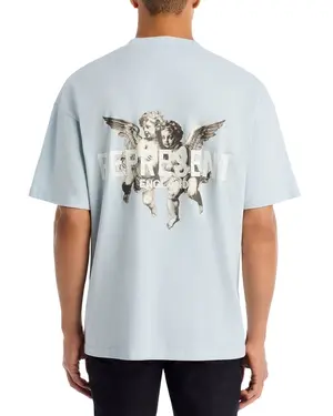 REPRESENT Oversized Legacy Cherubs Tee - Cloud