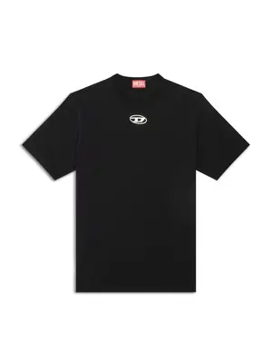 DIESEL® T-adjust-od Cotton Tee - Deep/black
