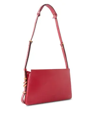 Pinko Triplet Mini Vitello Leather Shoulder Bag