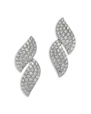 Roberto Coin 18k Gold San Marco Diamond Drop Earrings - White