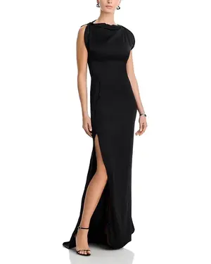 Victoria Beckham Sleeveless Draped Dress
