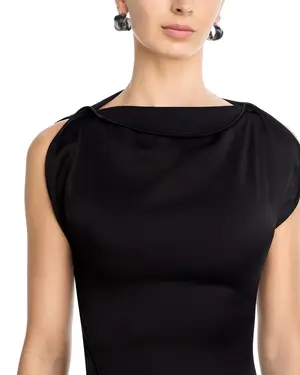 Victoria Beckham Sleeveless Draped Dress