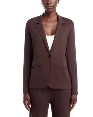 Majestic Filatures Knit One Button Blazer