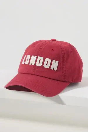 American Needle London Baseball Cap - Crimson/ivory