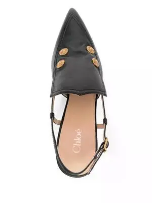 Chloé 75mm Agnes Slingback Pumps
