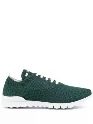 Kiton Logo-embroidered Sneakers - Green
