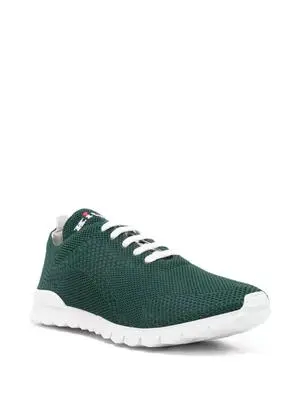 Kiton Logo-embroidered Sneakers - Green