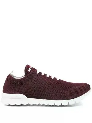 Kiton Logo-embroidered Sneakers - Red