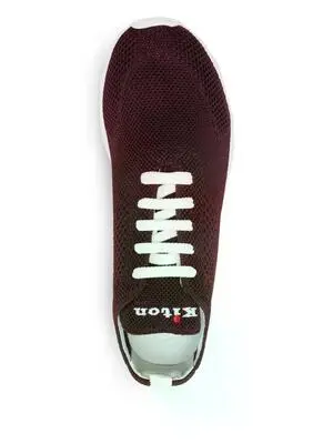 Kiton Logo-embroidered Sneakers