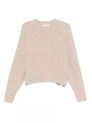 Antonelli Firenze Sequin-embellished Sweater - Neutrals