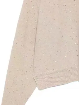 Antonelli Firenze Sequin-embellished Sweater - Neutrals