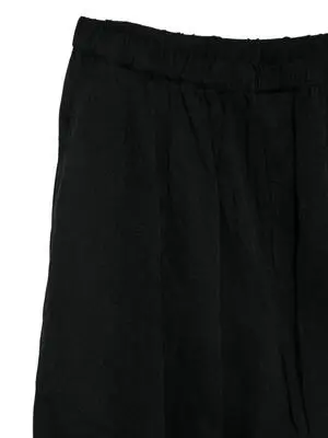 Comme Des Garçons Pleat-detail Trousers - Black