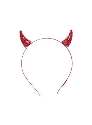 Fleur Du Mal Crystal-encrusted Horn Headband