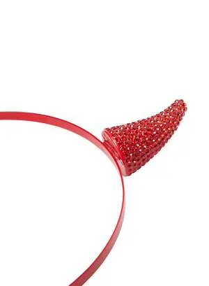 Fleur Du Mal Crystal-encrusted Horn Headband
