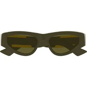 Bottega Veneta 53mm Cat Eye Sunglasses - Grey