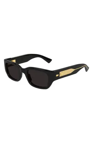 Bottega Veneta 51mm Rectangular Sunglasses
