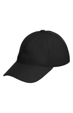 BOSS Derrel Wool Blend Baseball Cap - Black