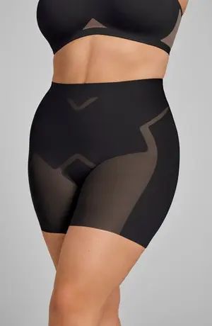 HONEYLOVE Meshsculpt Mid Rise Shaper Shorts - Vamp
