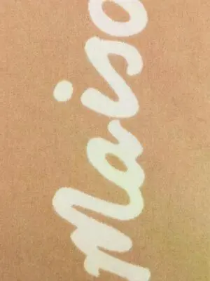 Maison Kitsuné Handwriting Scarf - Brown