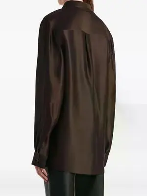 Khaite Auryn Shirt - Brown