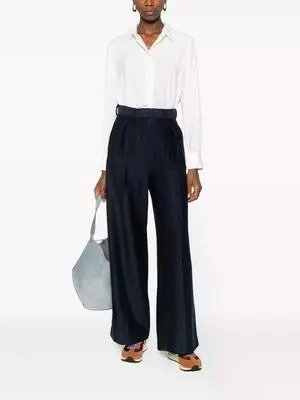 Max Mara Pinstripe Pleated Trousers
