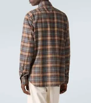 SLOWEAR Plaid Cotton Flannel Shirt