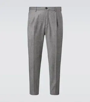 SLOWEAR Virgin Wool Tapered Trousers - Grey