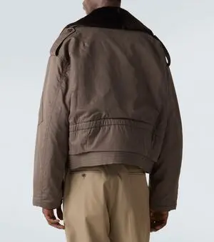 Auralee Cotton Gabardine Blouson Jacket