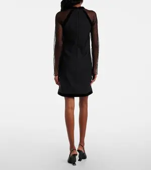 Nina Ricci Virgin Wool Gabardine Minidress