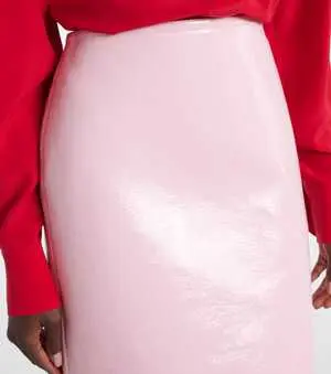Gucci Patent Leather Pencil Skirt