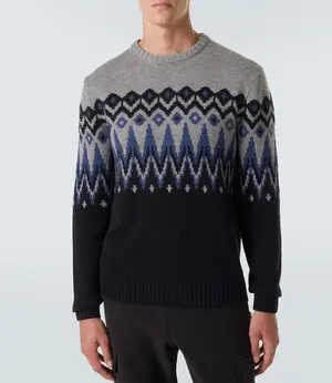 Bogner Fair Isle Cashmere Sweater
