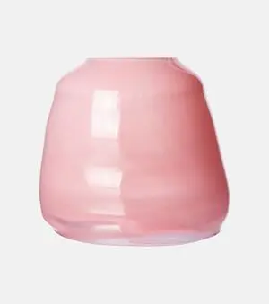 MILENA KLING Flow Small Glass Vase - Pink