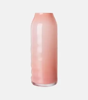 MILENA KLING Raw Large Glass Vase - Pink
