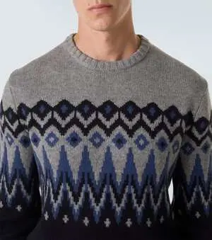 Bogner Fair Isle Cashmere Sweater