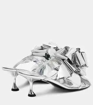 Proenza Schouler Mirrored Leather Mules