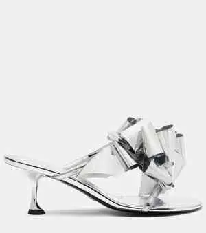 Proenza Schouler Mirrored Leather Mules