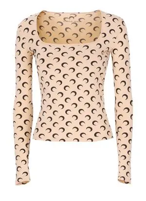 MARINE SERRE Sweaters - Beige