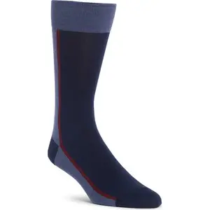 Cole Haan Colorblock Dress Socks Navy Assorted