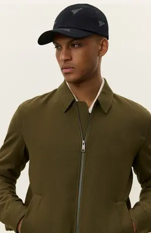 LES DEUX Como Coach's Jacket - Military Olive