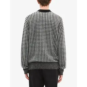 The Kooples Houndstooth Knitted Jumper