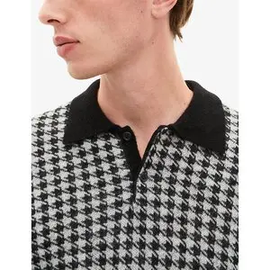 The Kooples Houndstooth Knitted Jumper