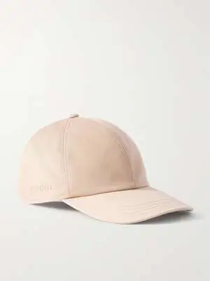 Gucci Embroidered Cotton-Canvas Baseball Cap Beige