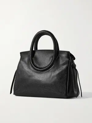 Staud Maude Mini Textured-leather Tote