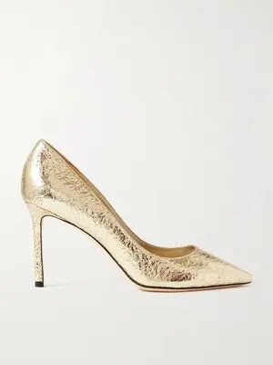 JIMMY CHOO Romy 85 Metallic Pumps