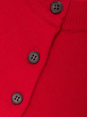 LISA YANG Nellia Cashmere Cardigan - Red